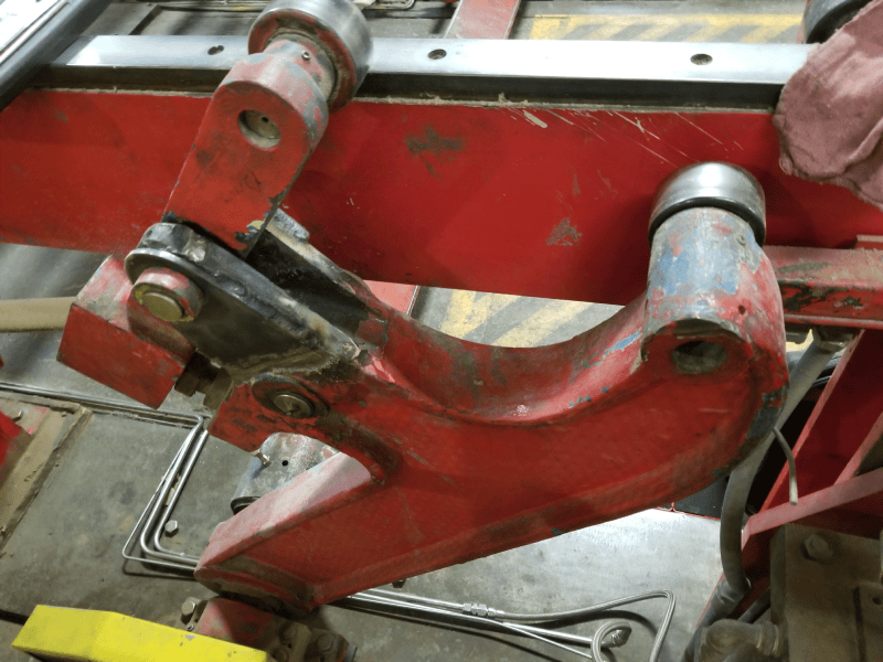 Custom Replacement Secondary Arms for a Paperboard Mill - Baum Machine Inc.